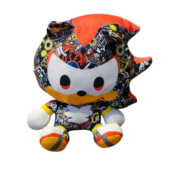sega | Toys | Sonic The Hedgehog Shadow Sticker Bomb Sega Plush Toy ...